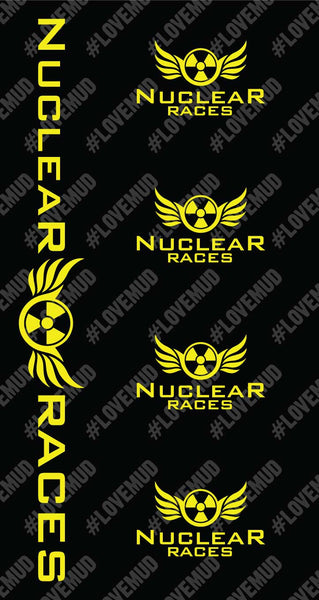 Nuclear Races Neck Tube Black and Yellow – The Nuclear Races